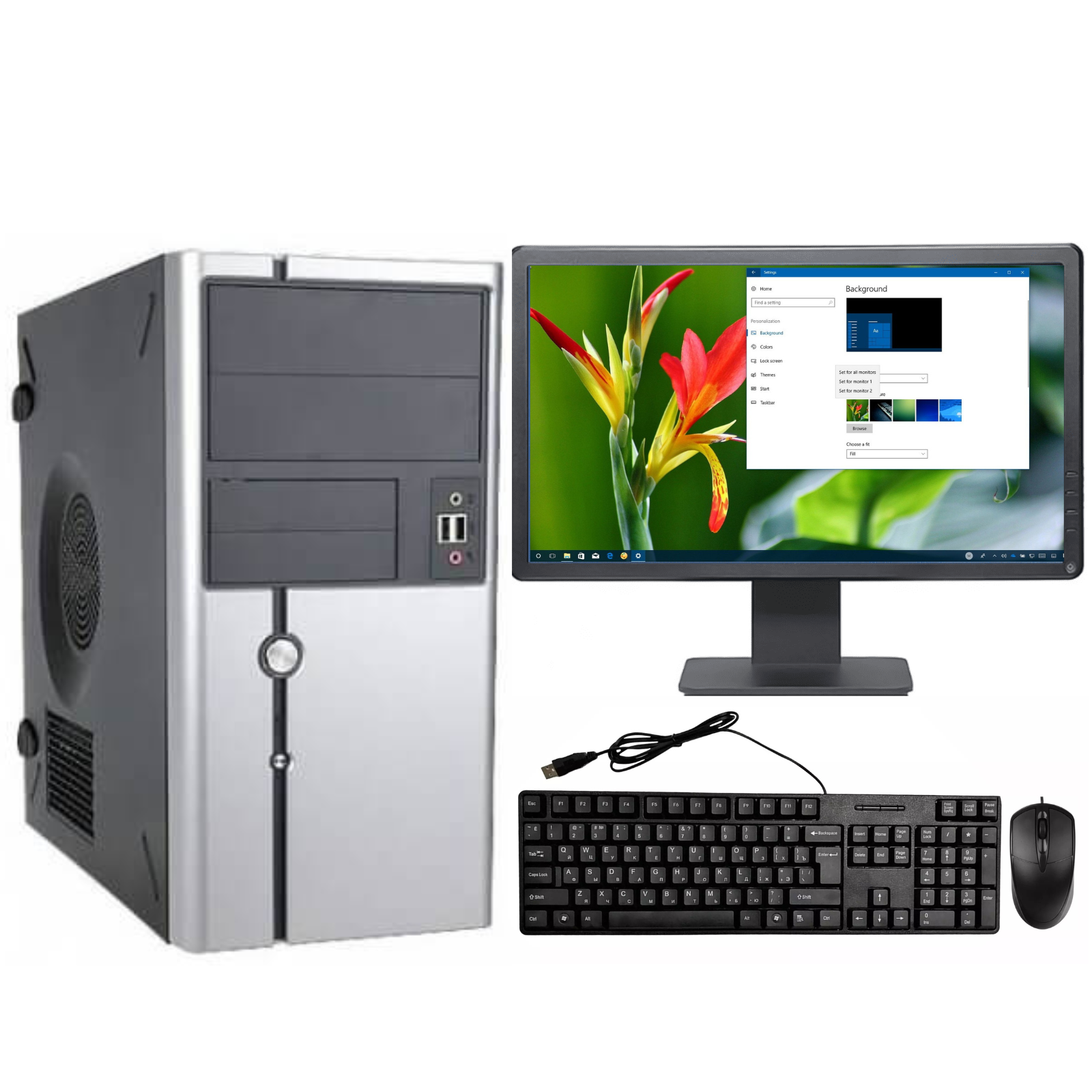 10x Mecer Proficient Tower PC | Intel Core I5 3470 @3.20 GHz | 4GB DDR3 ...